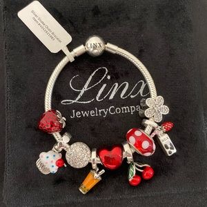 Linx | Jewelry | Linx Snake Chain Bracelet With Sweets Themed Charms ...
